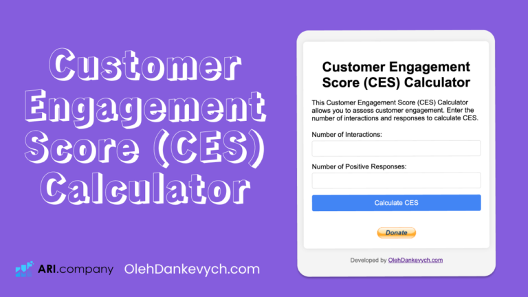Free Online Customer Engagement Score (CES) Calculator - By ...